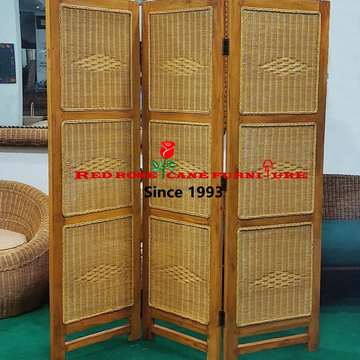 Cane Partition/divider-19 - Red Rose Cane Furniture & Interior